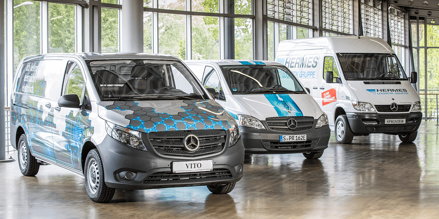 Daimler und Hermes schicken E-Transporter in die Städte - electrive.net