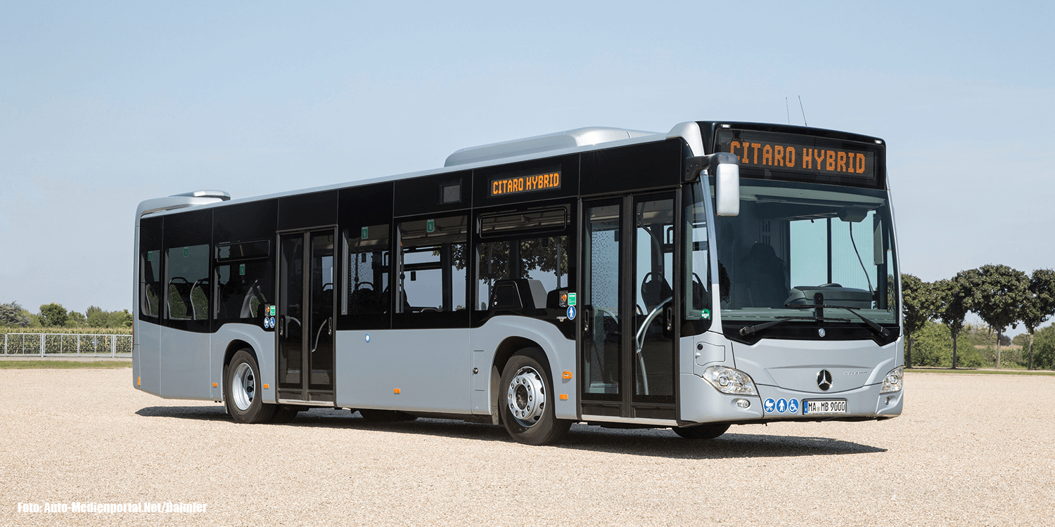 Mercedes-Benz Citaro Hybrid feiert Debüt auf der Busworld - electrive.net