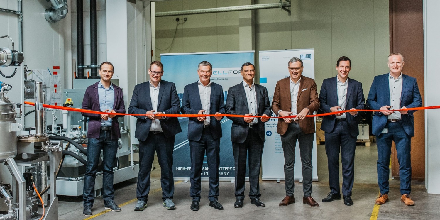 Cellforce etabliert Prozess für Elektroden-Beschichtung - electrive.net