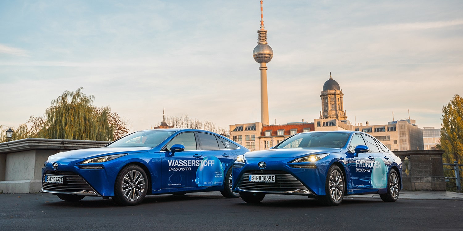 Toyota hat erste 50 Mirai für Berliner Pilotprojekt auf der Straße - electrive.net