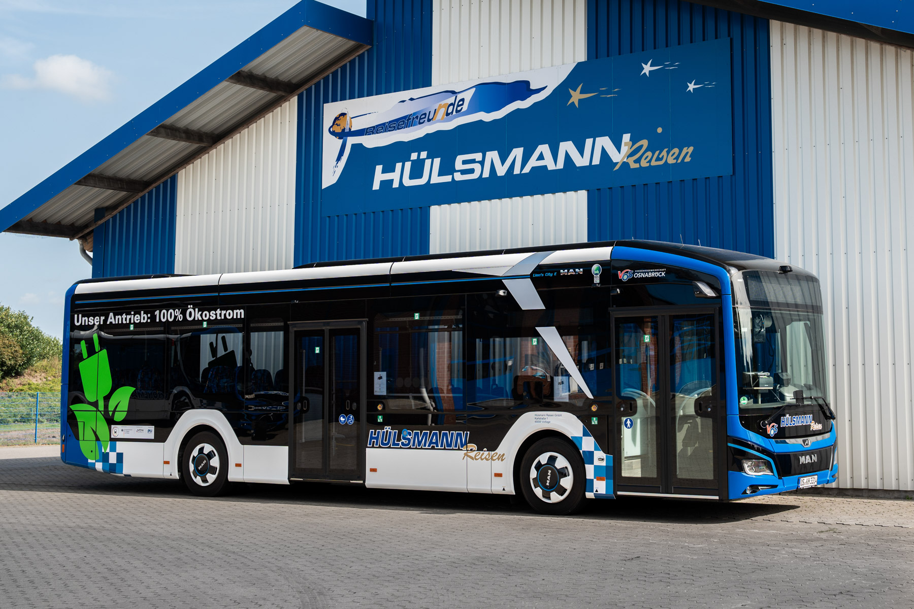 MAN liefert 23 E-Busse an Hülsmann Reisen - electrive.net
