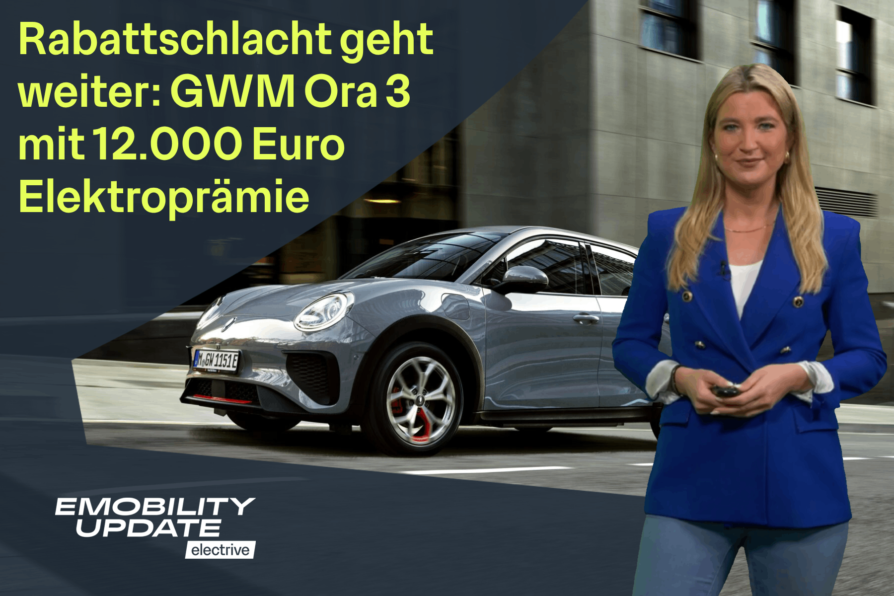 GWM Ora 3 ab 26.990 € / BYD überarbeitet E-SUV Tang / Kia EV3 kommt ...