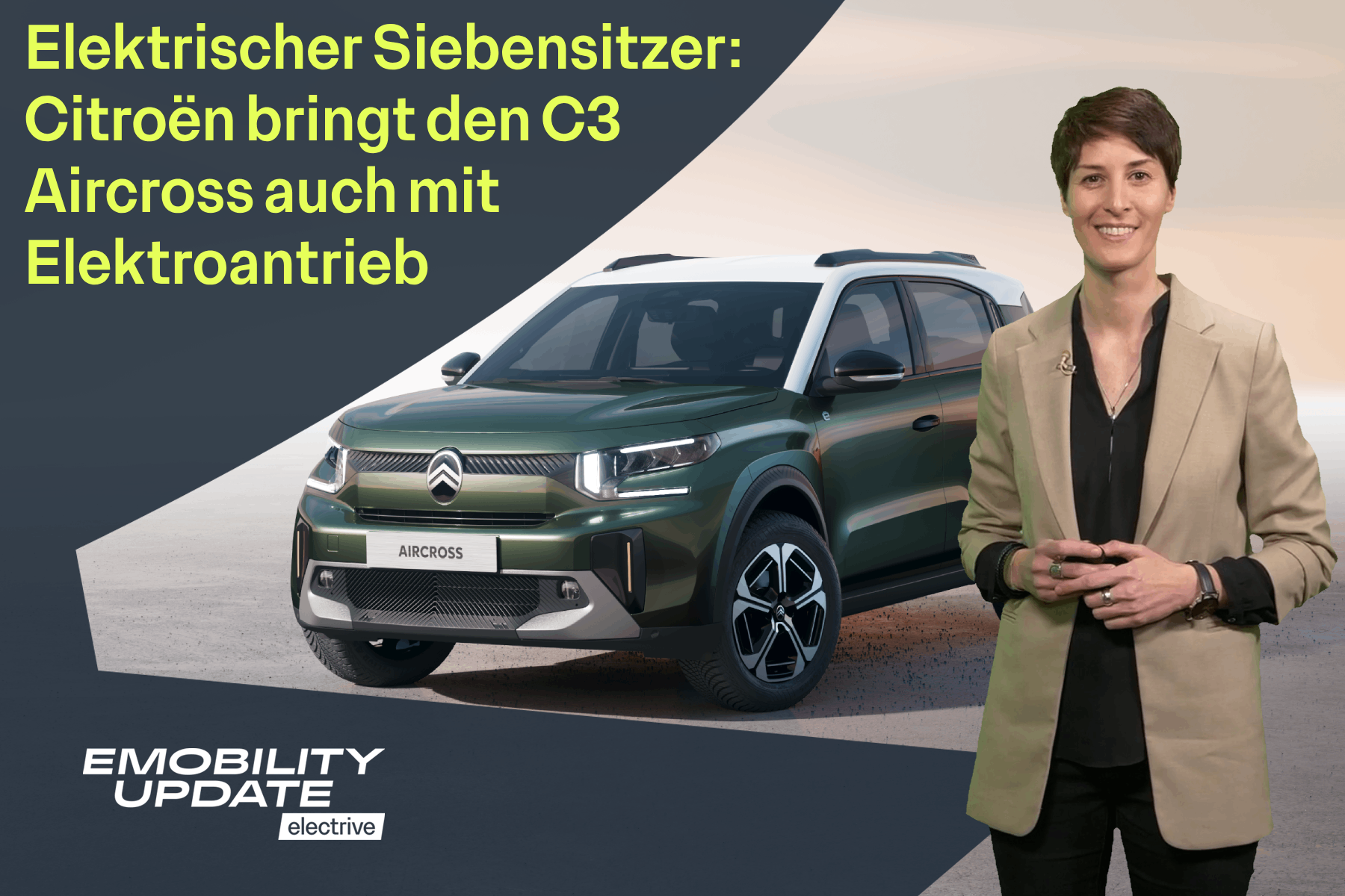 Citroën C3 Aircross mit E-Antrieb / Tesla Model Y ohne Zinsen / Alfa ...