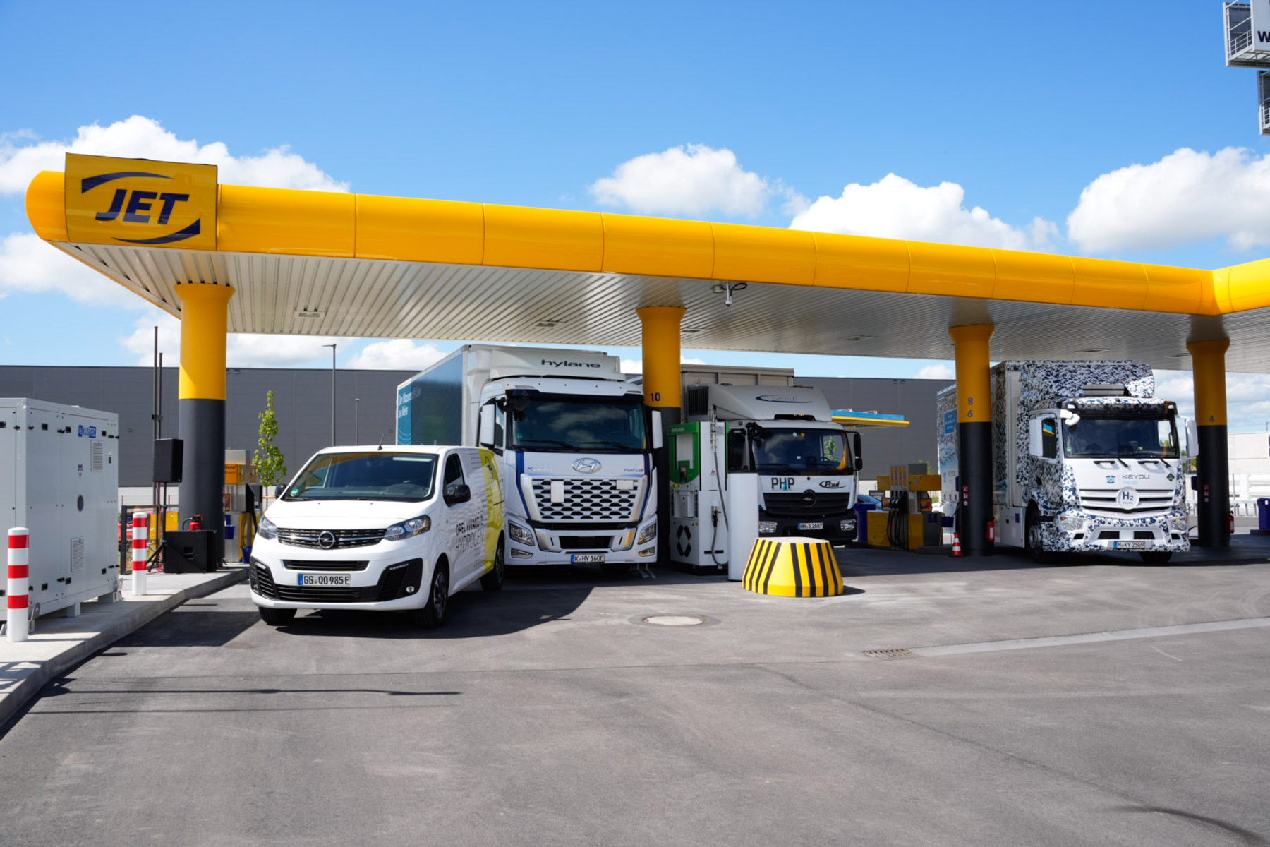 Neue H2-Tankstelle in Giengen an der Brenz in Betrieb - electrive.net