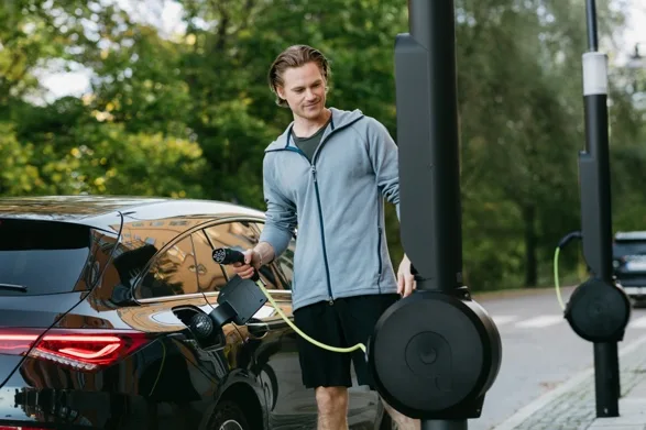Park and charge store