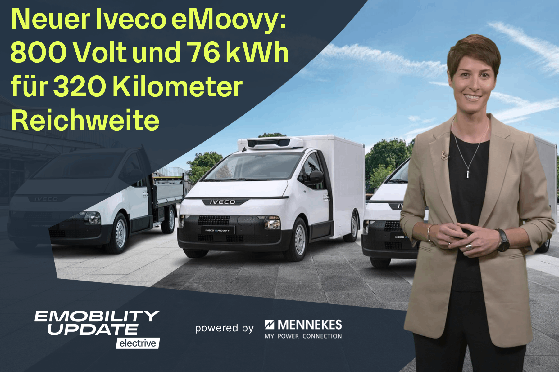 Iveco eMoovy: So sieht der e-Transporter mit 320 km Reichweite aus ...