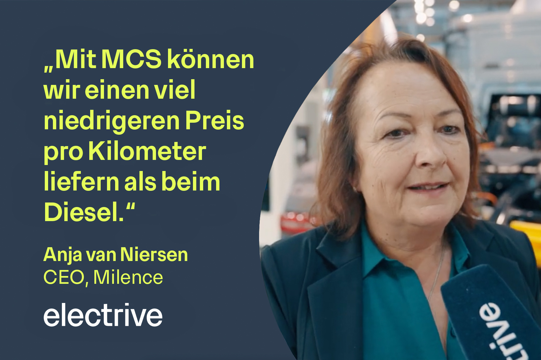 Anja van Niersen (Milence) über den schwierigen Aufbau eines Lkw ...
