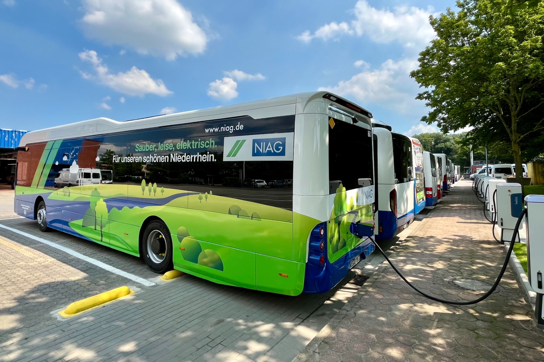 NIAG stattet Depot mit Bus-Ladegeräten aus - electrive.net