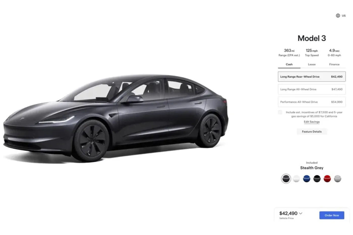 Tesla nimmt Model 3 mit LFP Batterie vom US Markt electrive