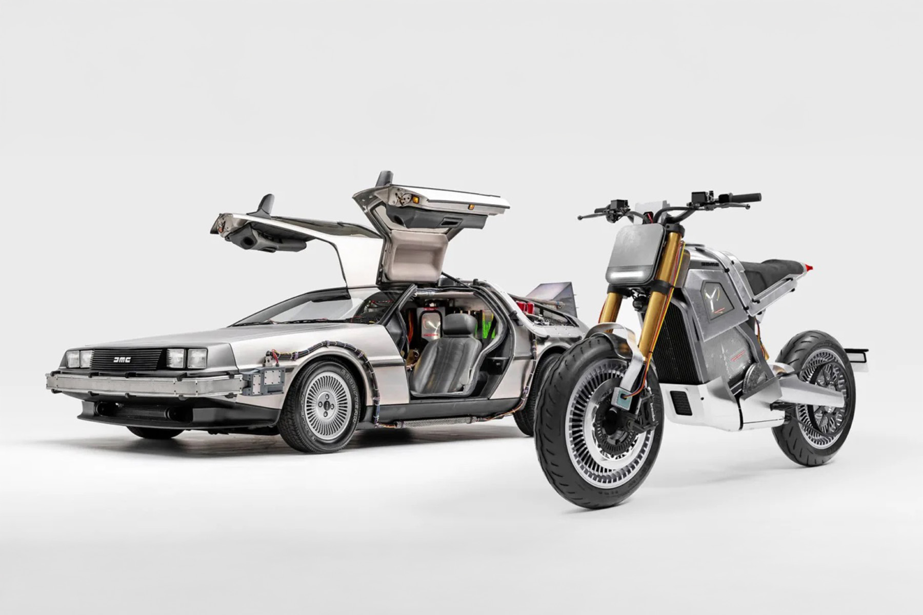 E-Motorrad im Stil von „Zurück in die Zukunft“ - electrive.net
