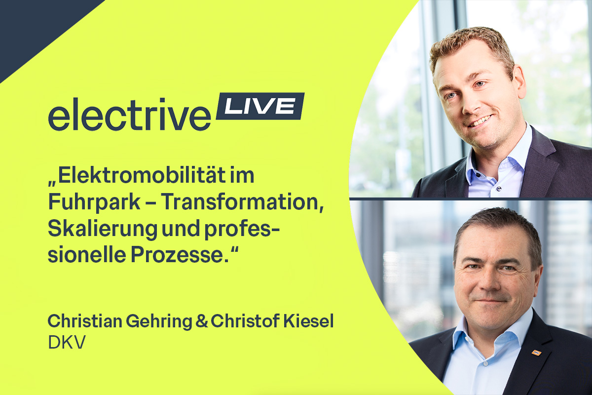 Elektromobilität im Fuhrpark – Christian Gehring & Christof Kiesel, DKV ...
